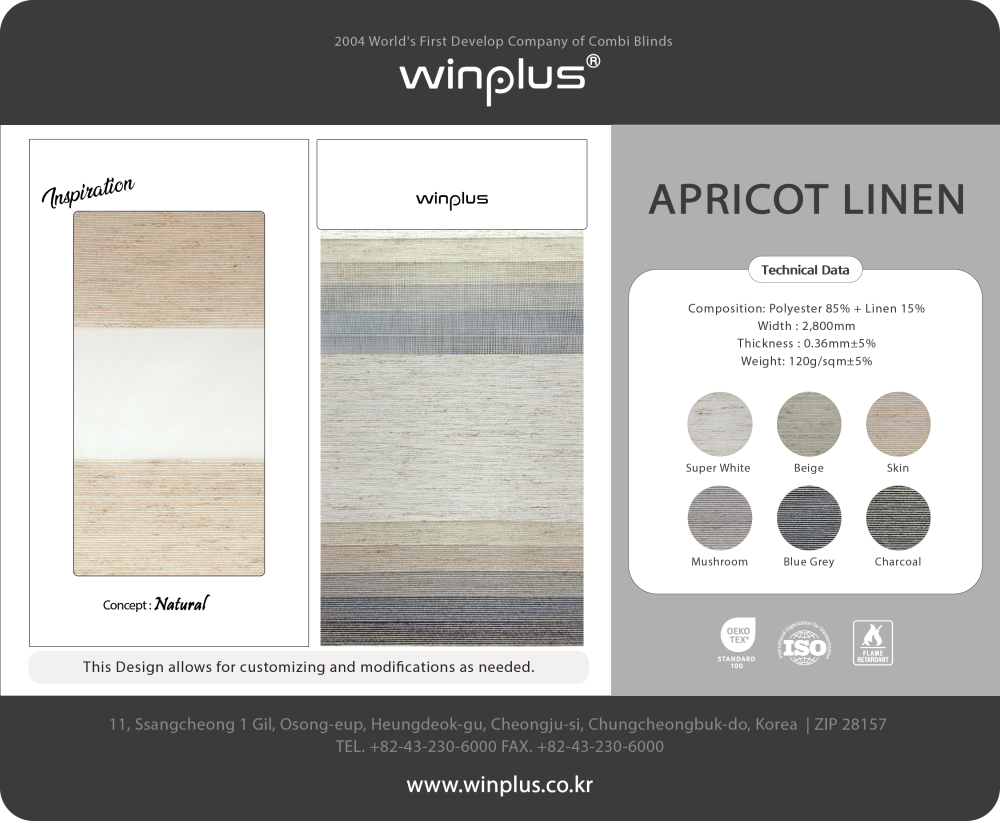 apricot linen > Fabric - WinPlus
