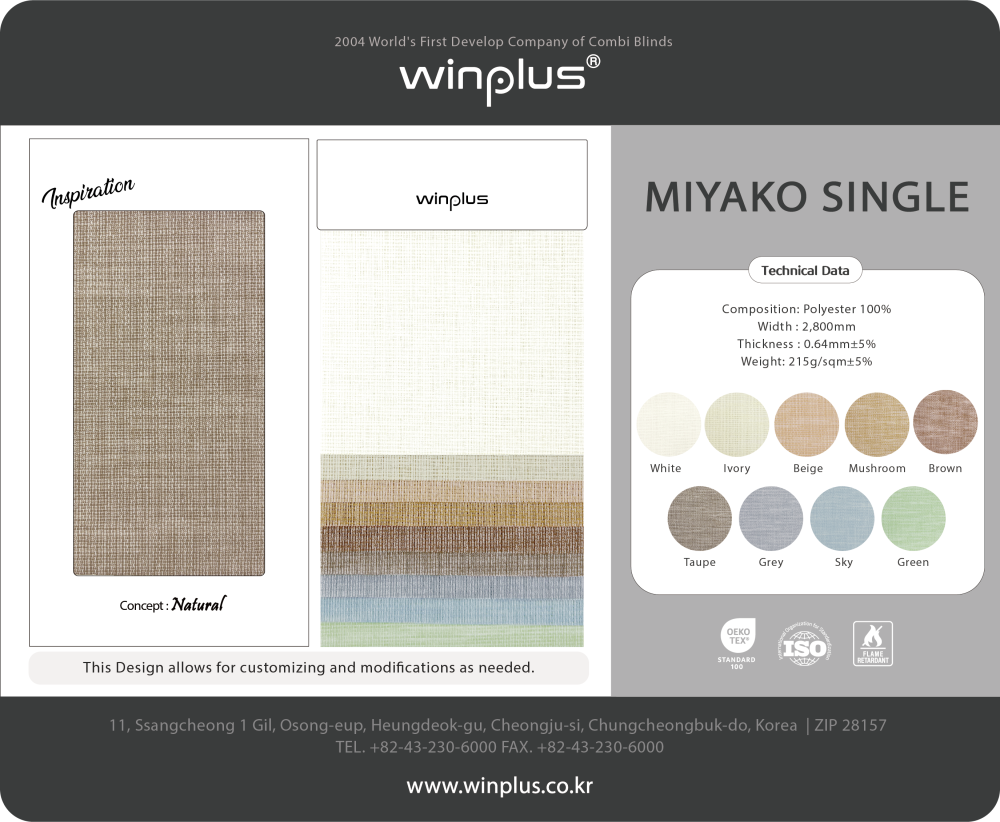 MIYAKO > Fabric - WinPlus